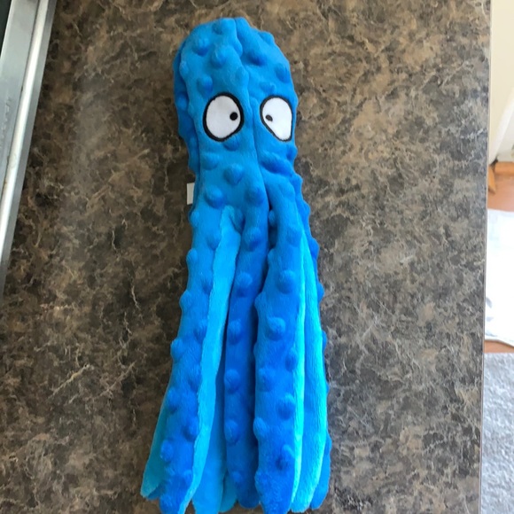 Dog | Crinkly Blue Squid Toy | Poshmark